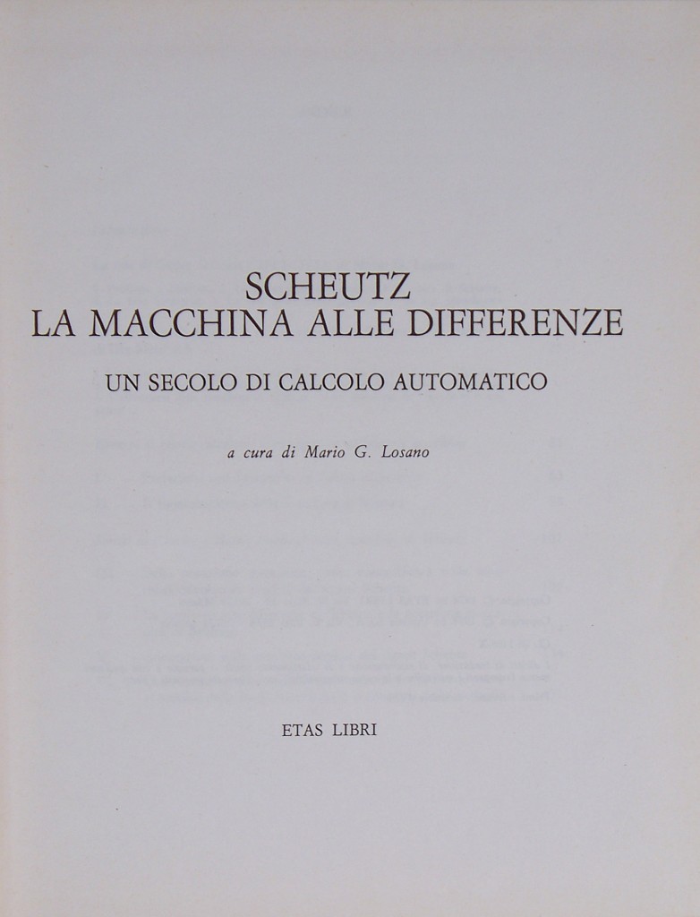 La macchina alle differenze di Georg Scheutz